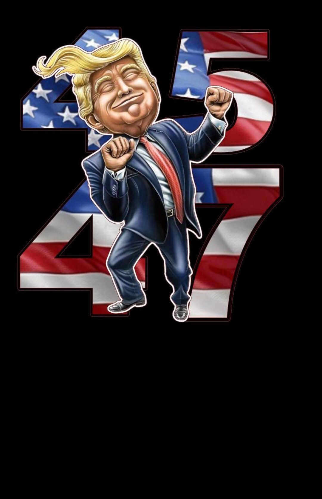 Trump 45/47 Digital Design - Etsy