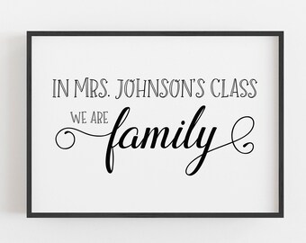 We Are Family Sign - Etsy