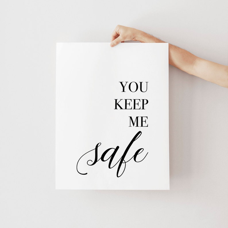 Ill Keep You Safe You Keep Me Wild PRINTABLE wall art set Set | Etsy