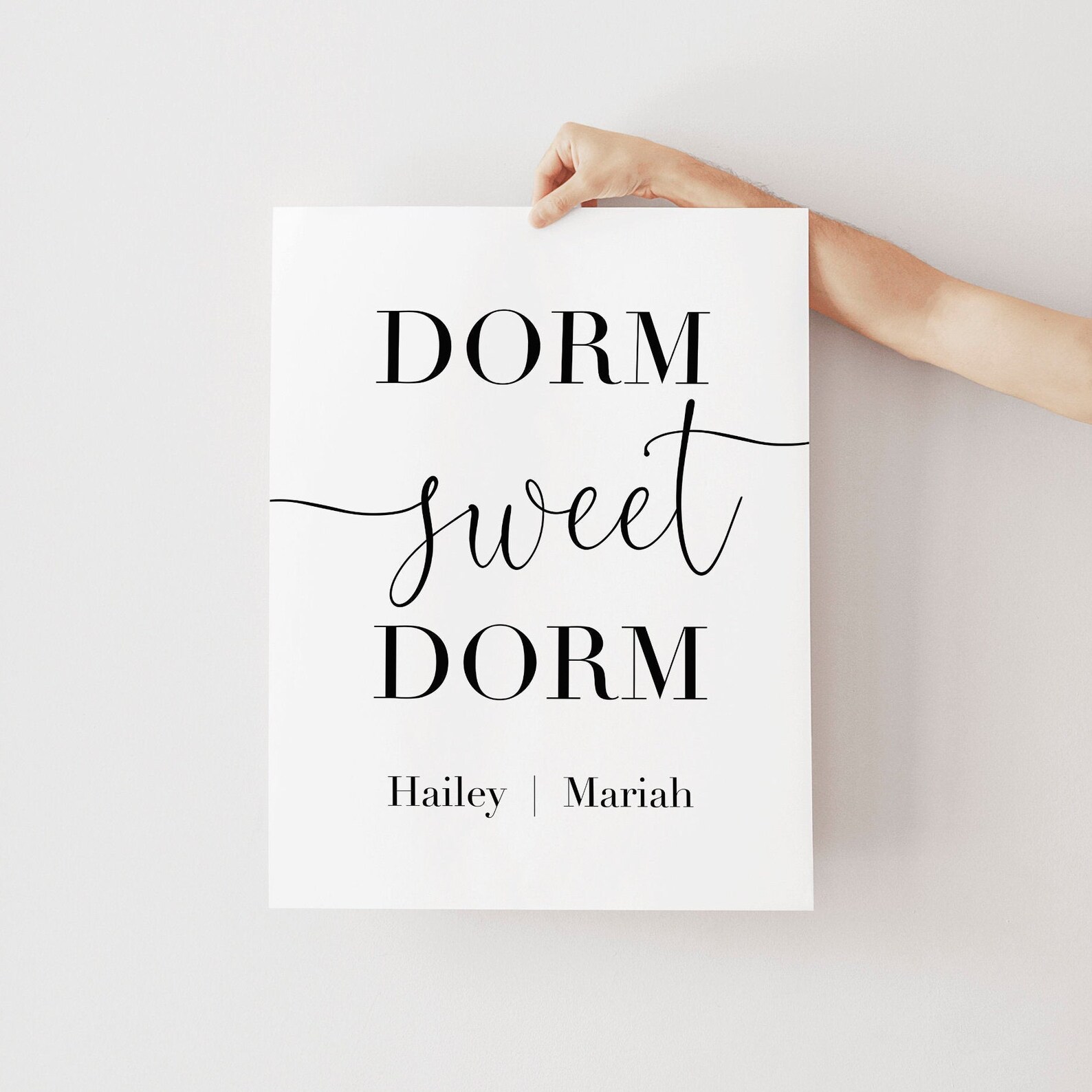 Personalized Dorm Room Sign Printable Door Sign Dorm Room - Etsy