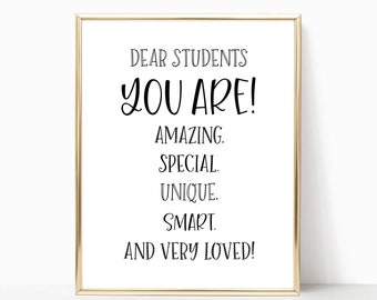 Middle High School Classroom Posters Digital (Instant Download) - Etsy