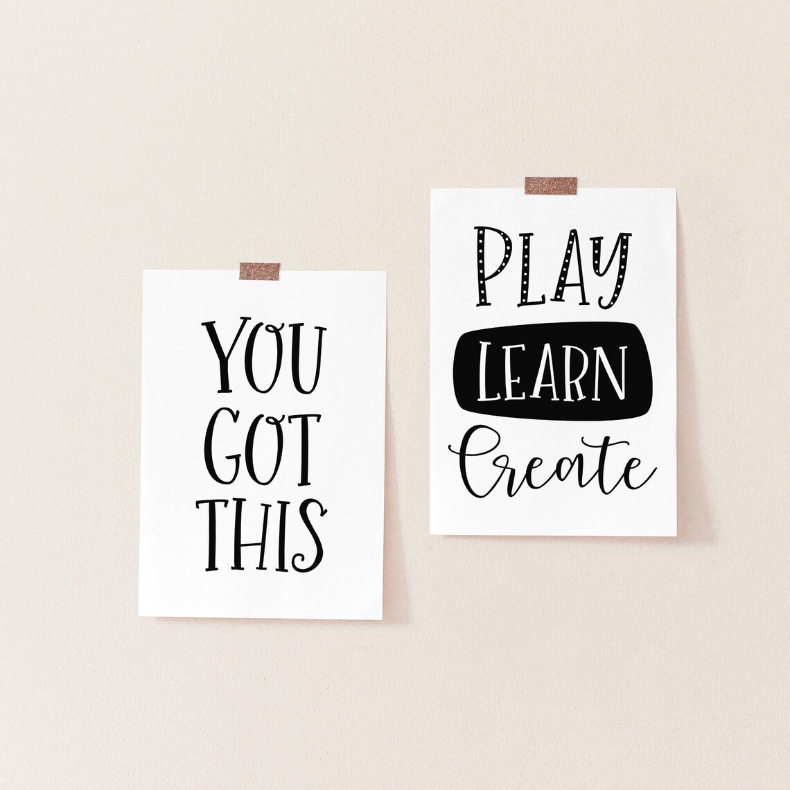 Growth Mindset Classroom Decor Bundle Set of 6 Prints - Etsy