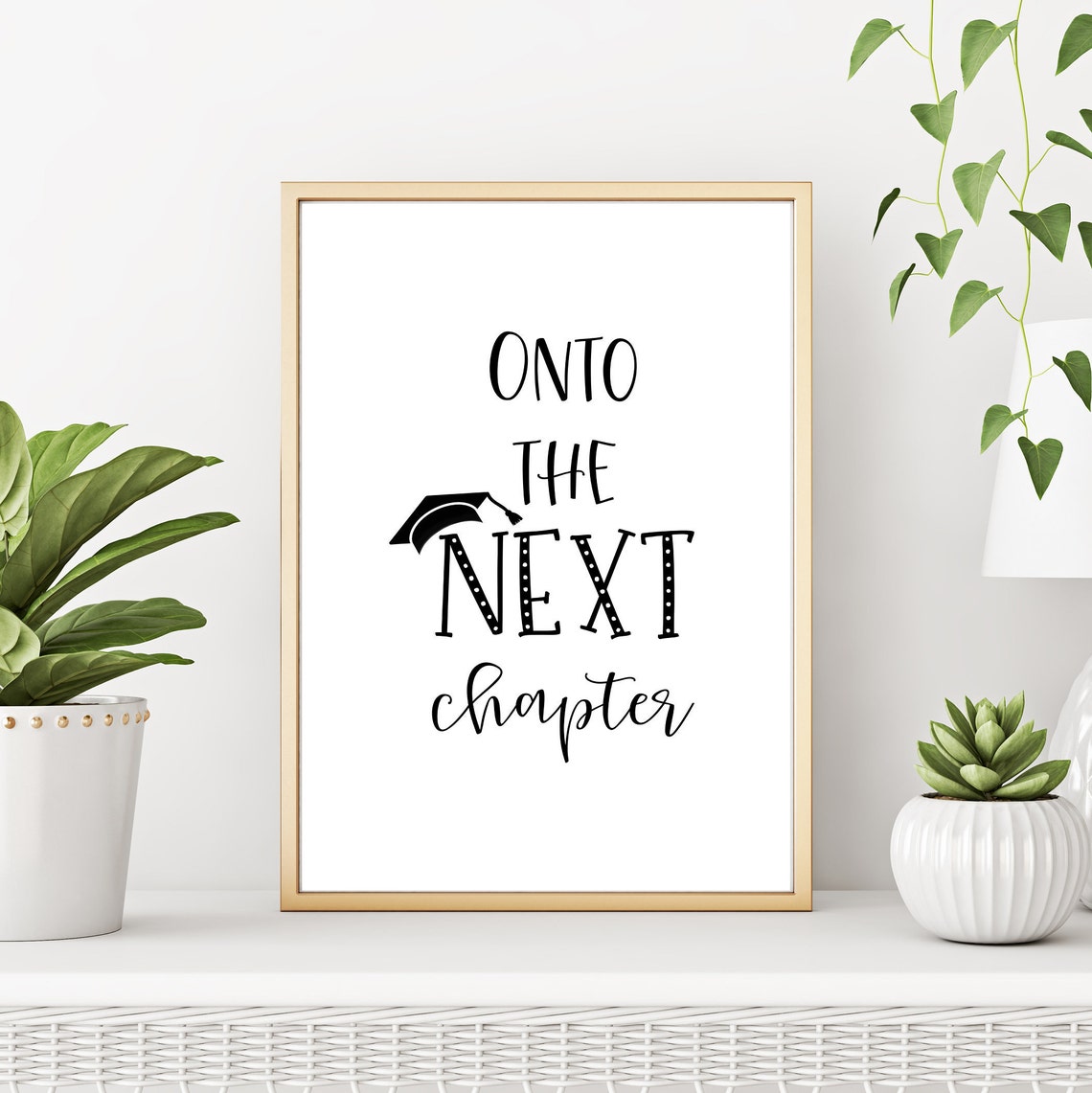 Onto the Next Chapter Printable Wall Art Class of 2022 - Etsy