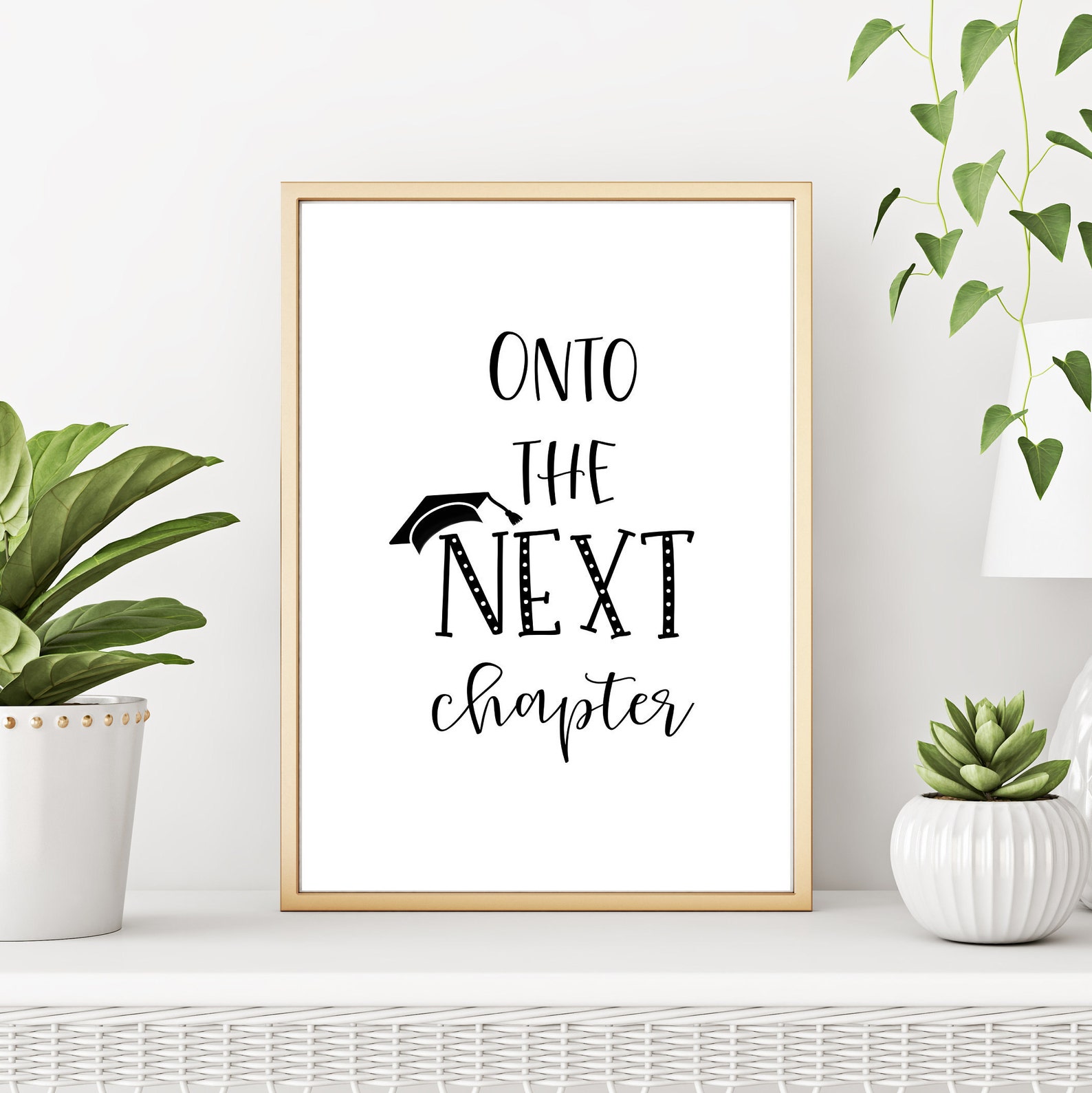 Onto the Next Chapter Printable Wall Art Class of 2023 - Etsy