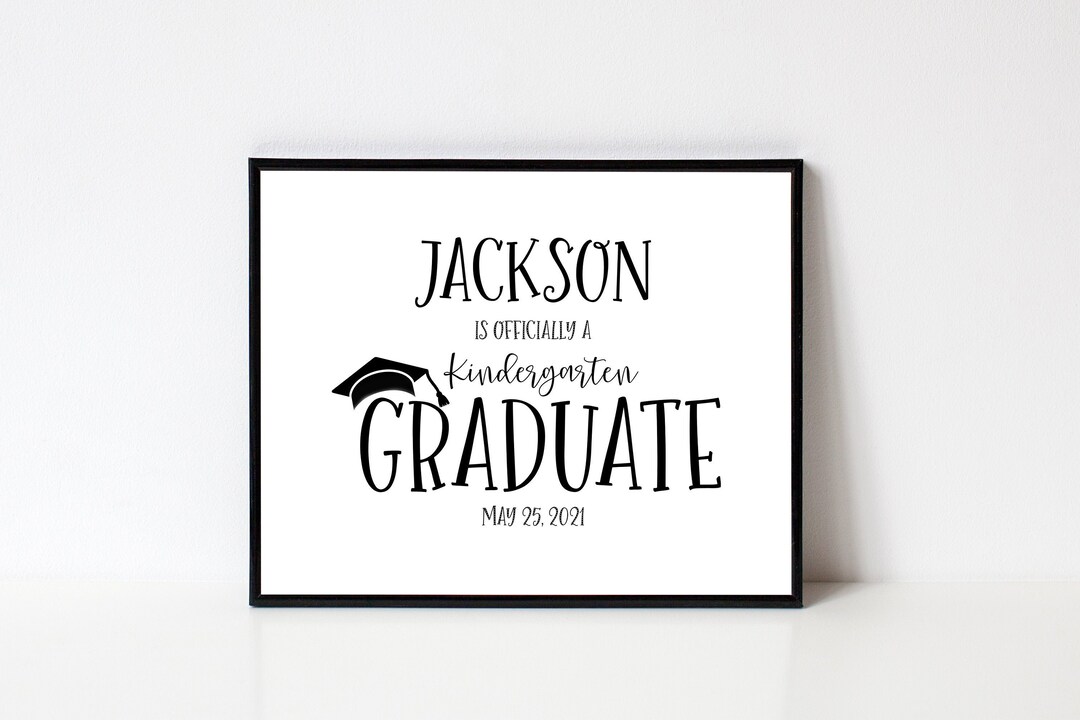 Kindergarten Graduation, 2024 Personalized Kindergarten Graduate ...