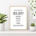 You Are Positive Affirmation Printable Classroom Wall Art, Classroom ...