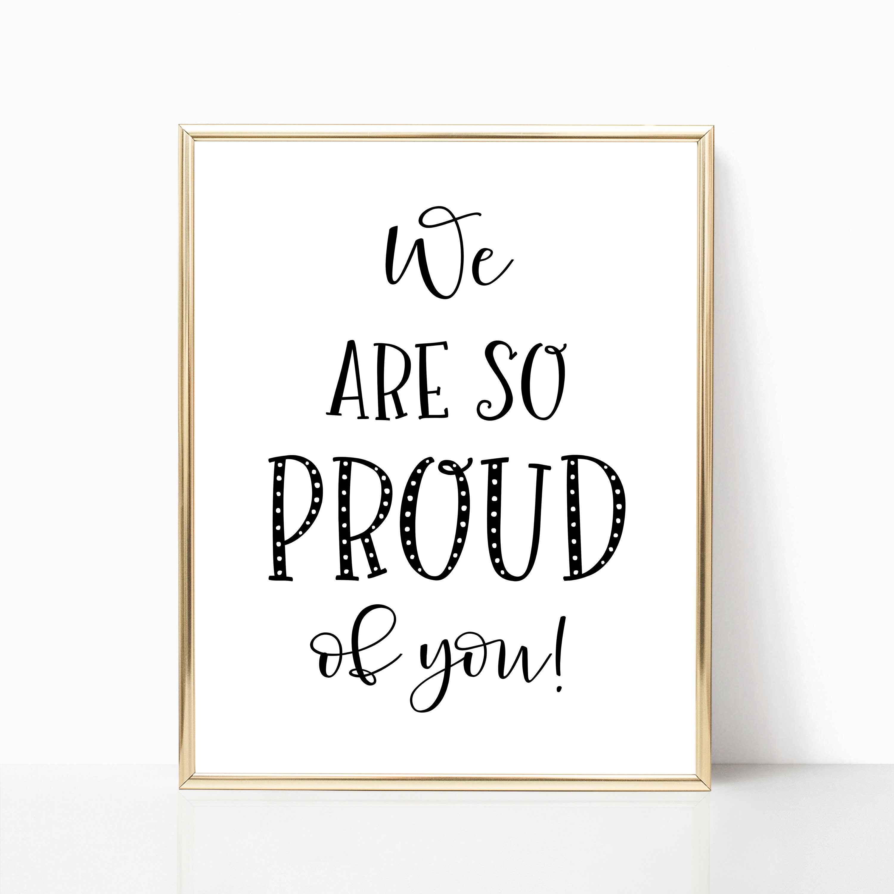 We Are Proud Of You Clip Art