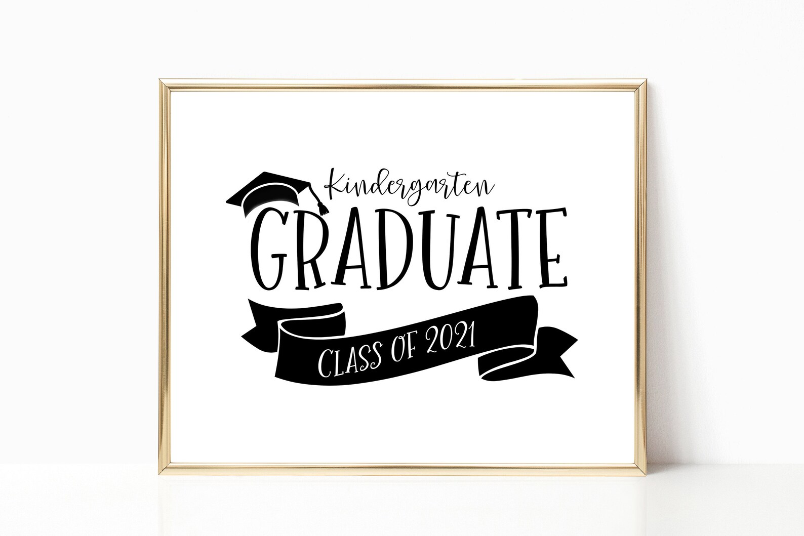 Kindergarten Graduate Sign Kindergarten Class of 2021 | Etsy