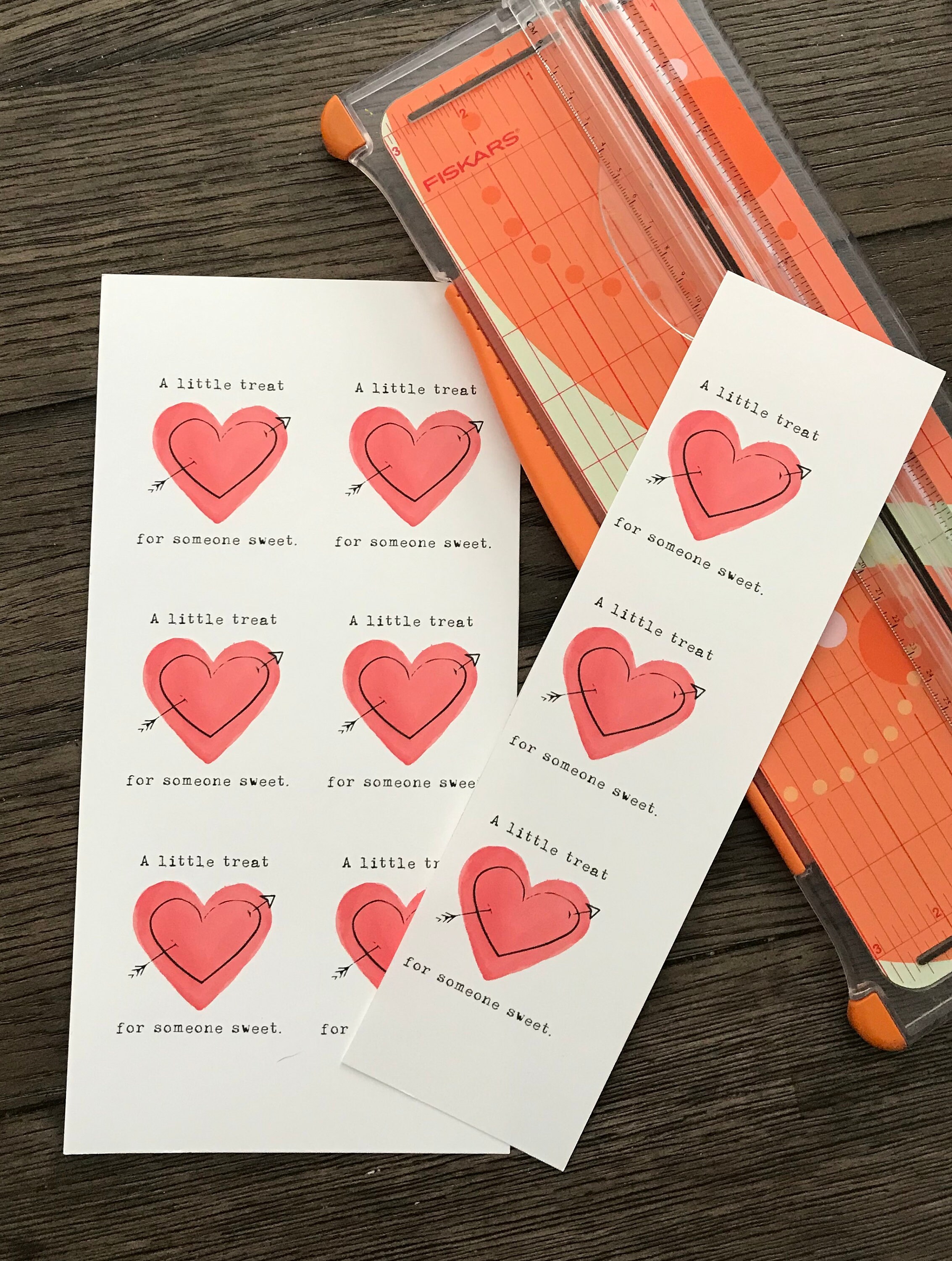DIY Valentine's Day Treat Tags PRINTABLE A Little Treat | Etsy
