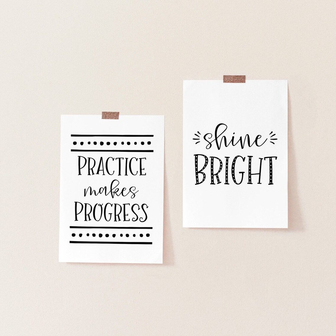 Growth Mindset Classroom Decor Bundle Set of 6 Prints - Etsy