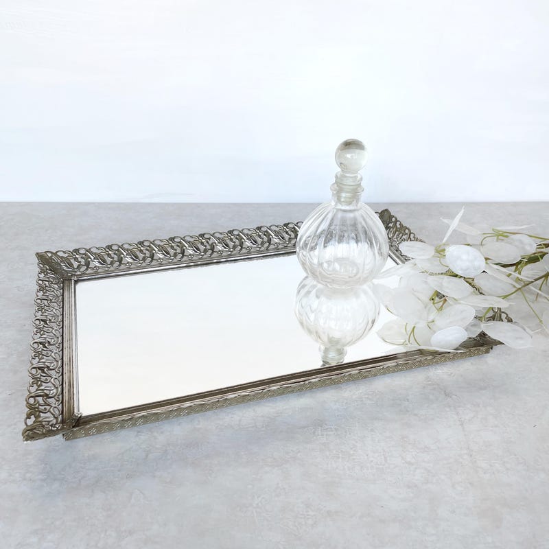 Mirrored Vanity Tray - Etsy