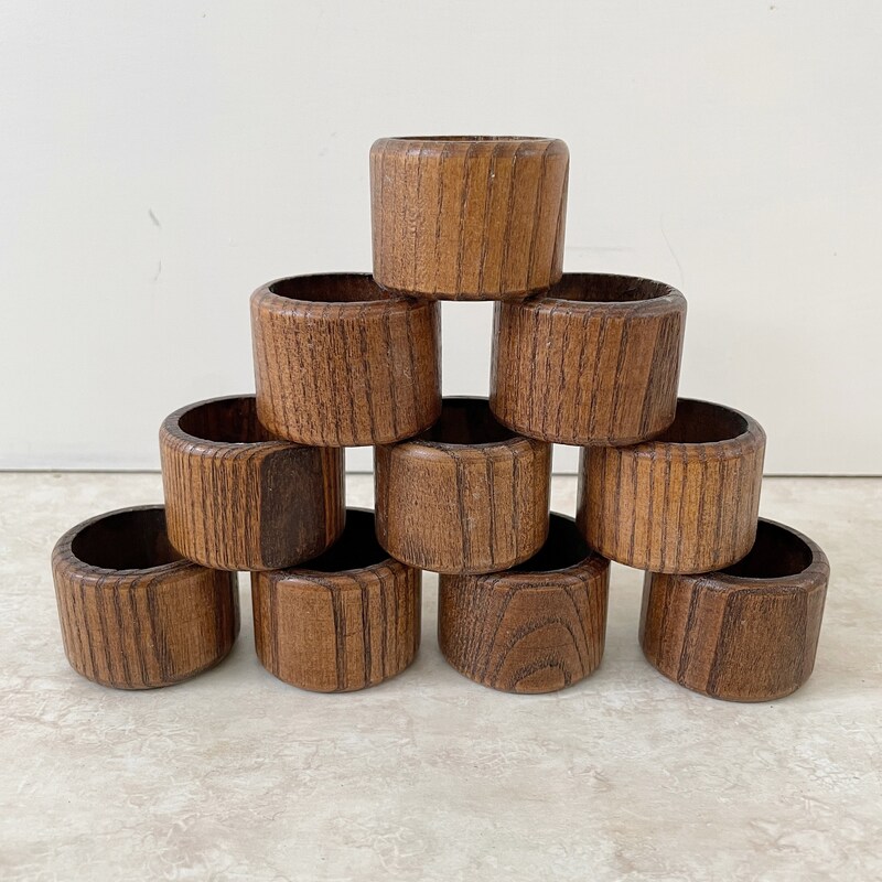 Napkin Rings Vintage - Etsy