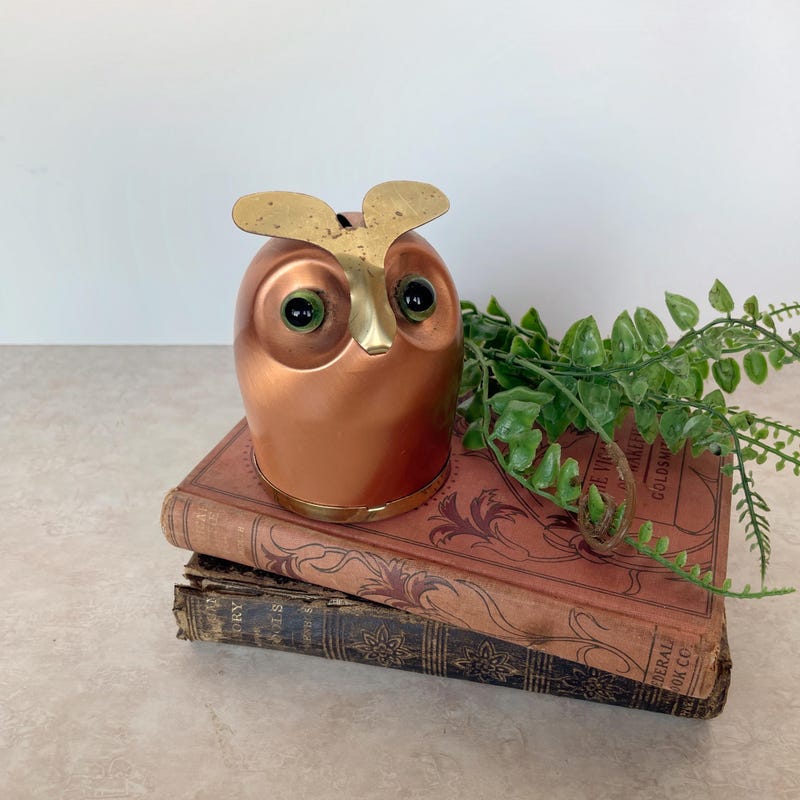 Owl Coin Bank - Etsy