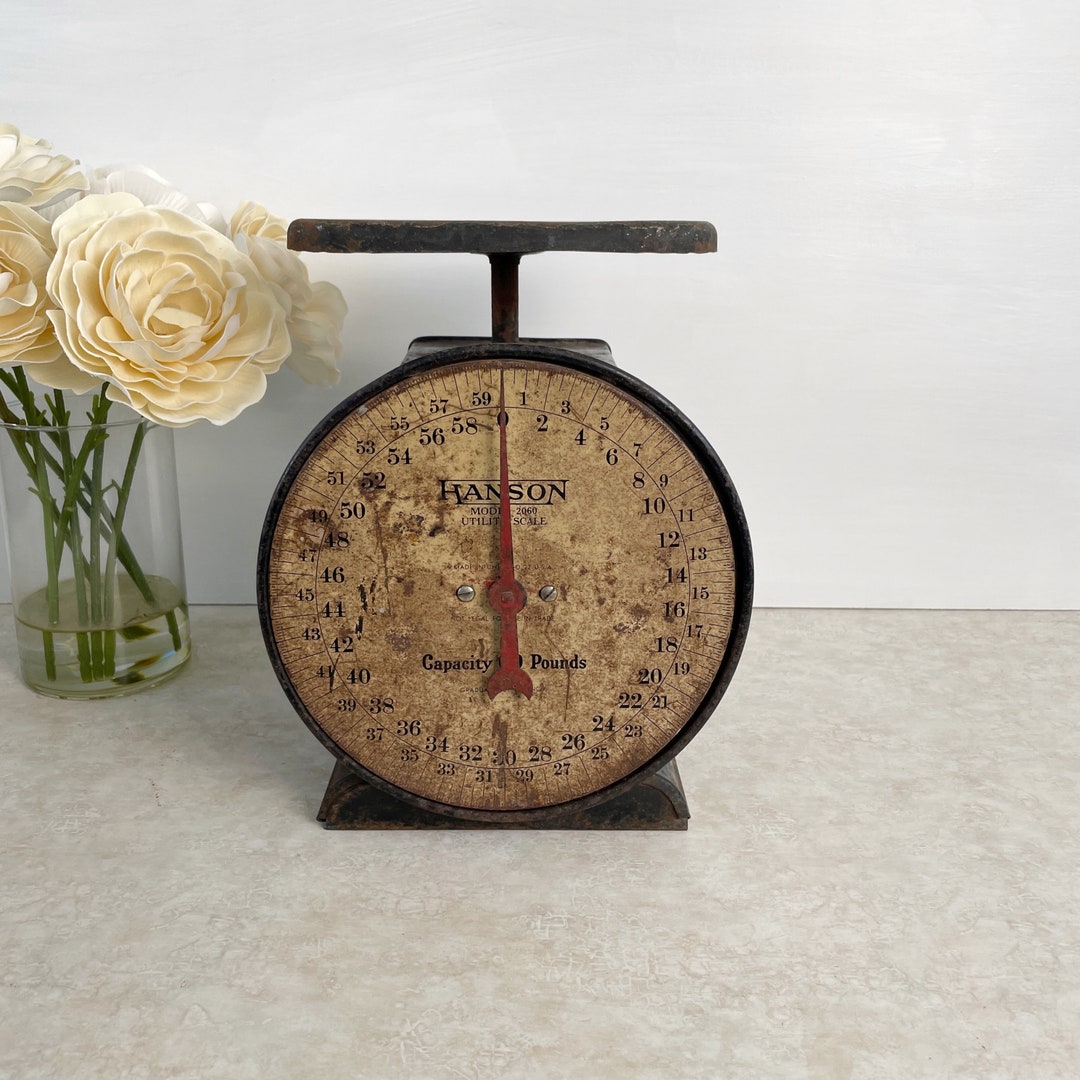 Vintage Hanson Scale 60 Pound Utility Scale Model 2060 Black - Etsy
