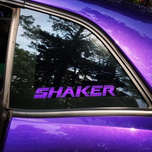Dodge Challenger Shaker Vinyl Decal 1.5 X 10 2 Decals - Etsy