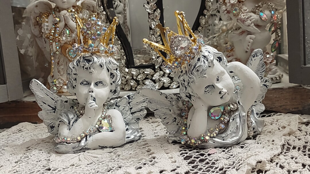 Angel Statue, Angel Bust, Set of 2 Angels - Etsy