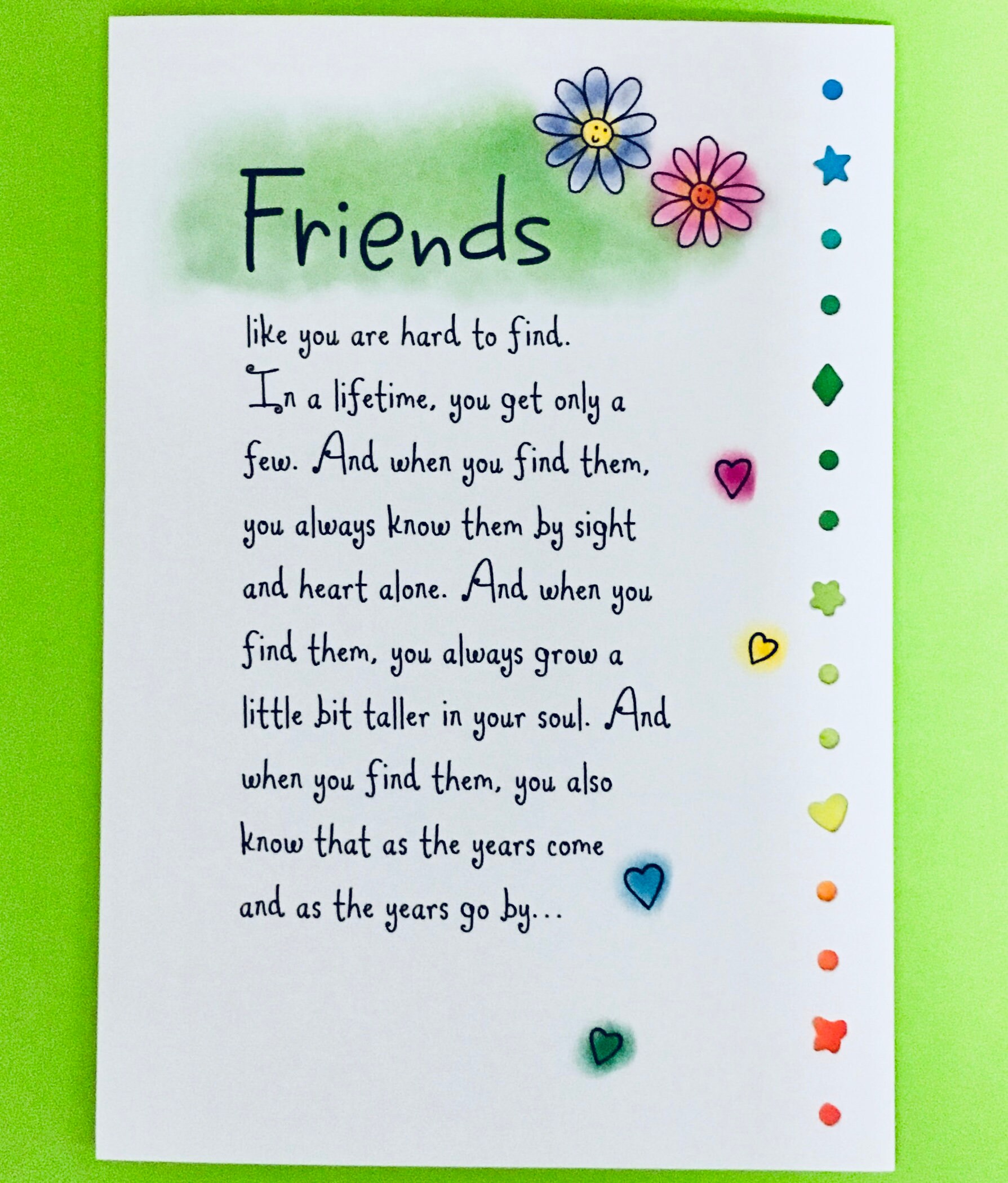 Friends Like You Greeting Card Stationery Envelope Etsy friends-like-you-greeting-card-stationery-envelope-etsy