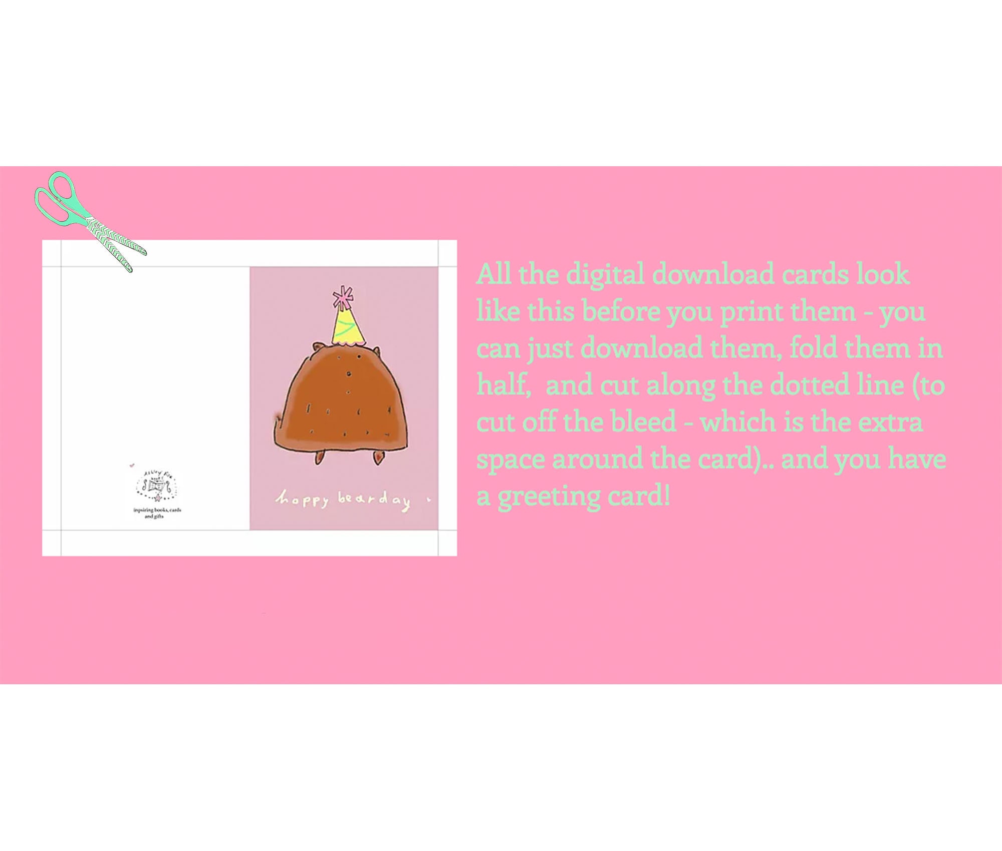 Don't Open This Card Cute Digital Download Printable - Etsy