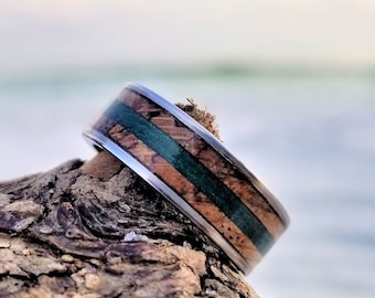 Mens titanium ring | Etsy