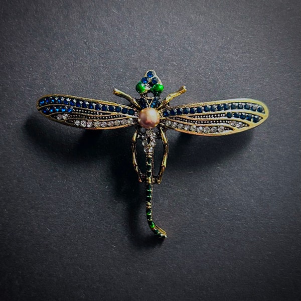 Dragonfly Brooch - Etsy