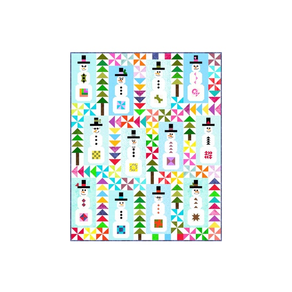 Snowman Quilt - Etsy