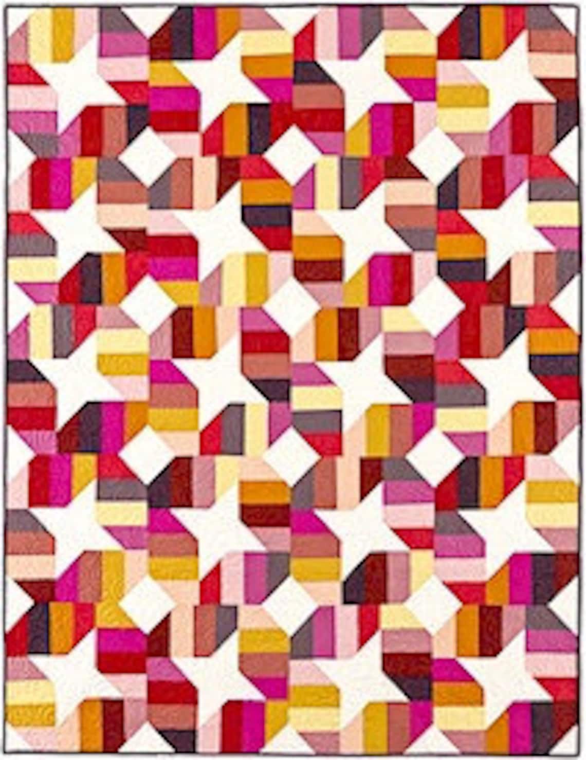 Nancy Rink - Strip-it Quilt - Series 2 - ST07-0006 - Fire Quilt KIT - Etsy