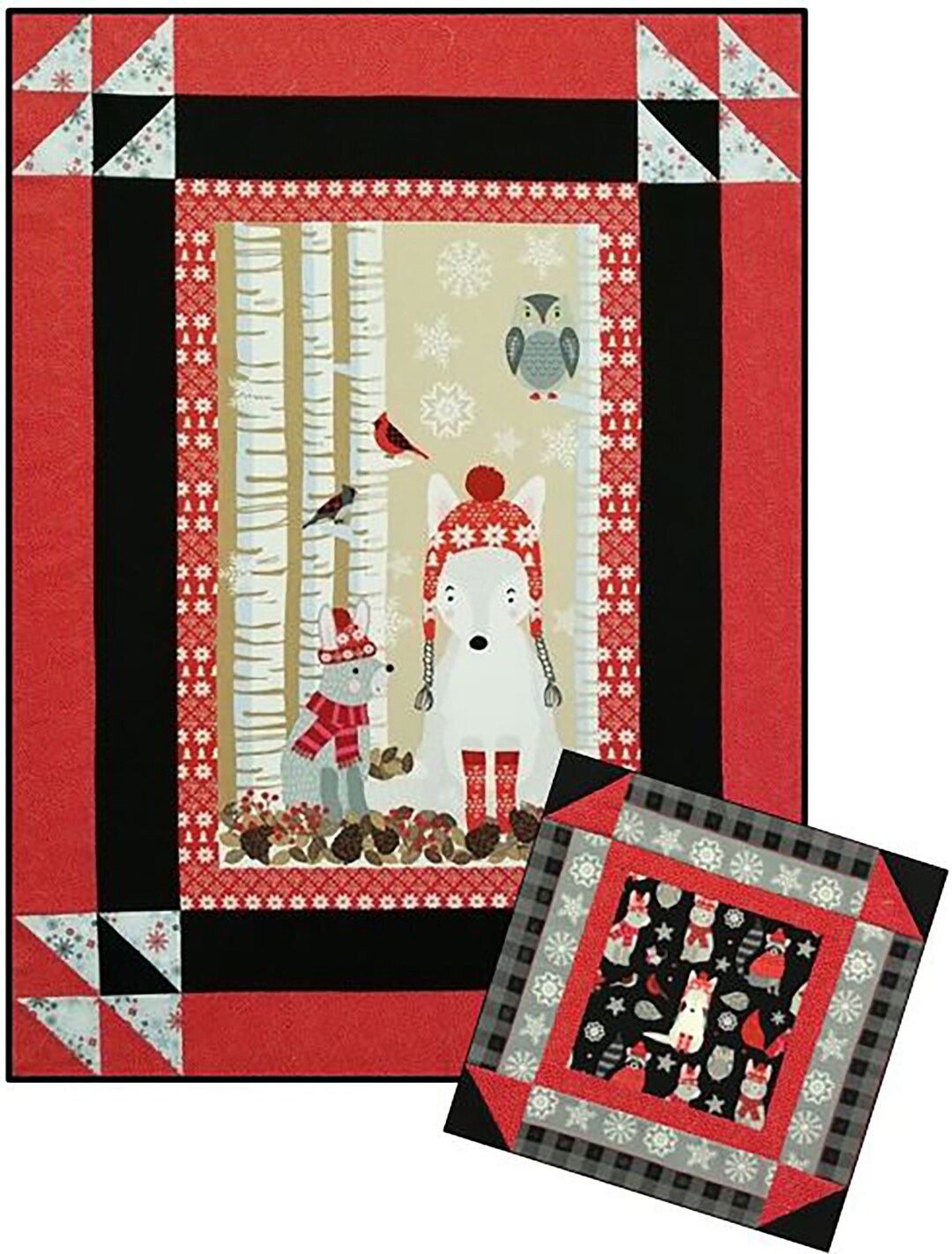 Snow Delightful - Quilt KIT + Includes Backing & Bonus Pillow! - Etsy