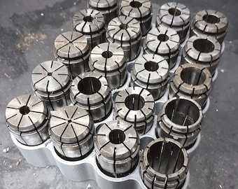 ER16 Collet Rack / Tray That Holds 25 Collets STL File for 3D Printing ...
