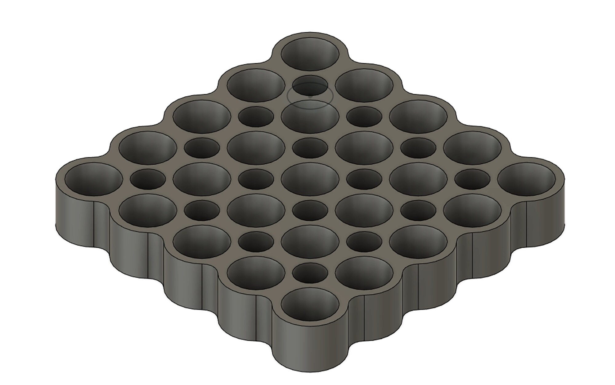 ER16 Collet Rack / Tray That Holds 25 Collets STL File for 3D Printing ...