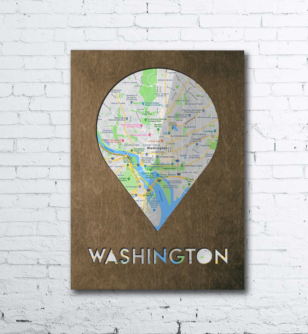 Wooden Map Picture Personalized Travel Map 3d Map Art Custom Wood Map ...