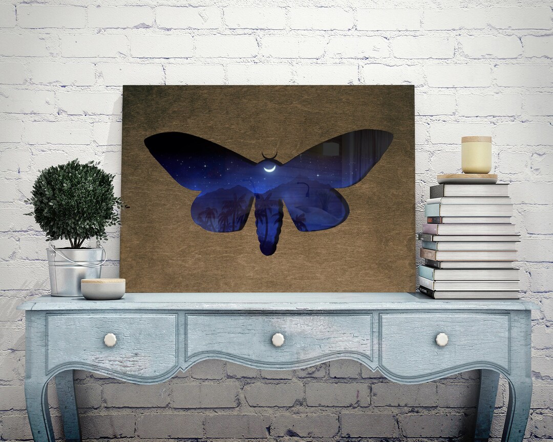 Wooden Moth Picture - Wood Poster Home Design - Modern Exclusive Wooden ...