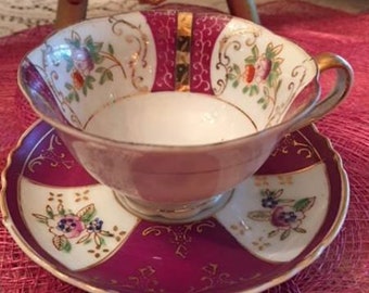 Footed tea cups | Etsy