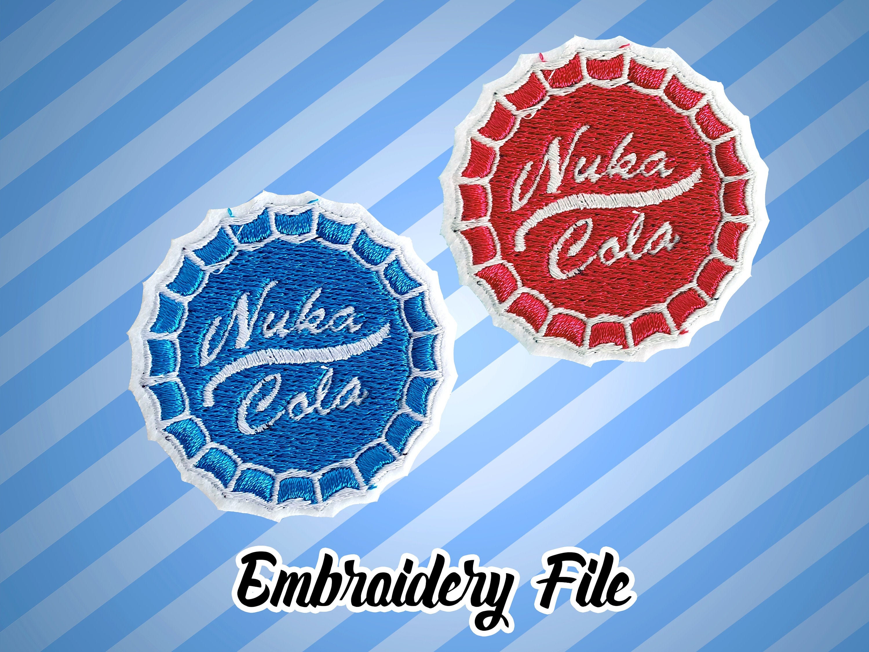 Cosplay Nuka Cola Cap Template