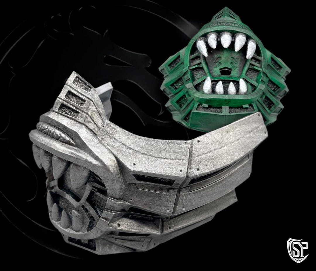 Reptile Mask Face Shell - MK 1995 - Etsy