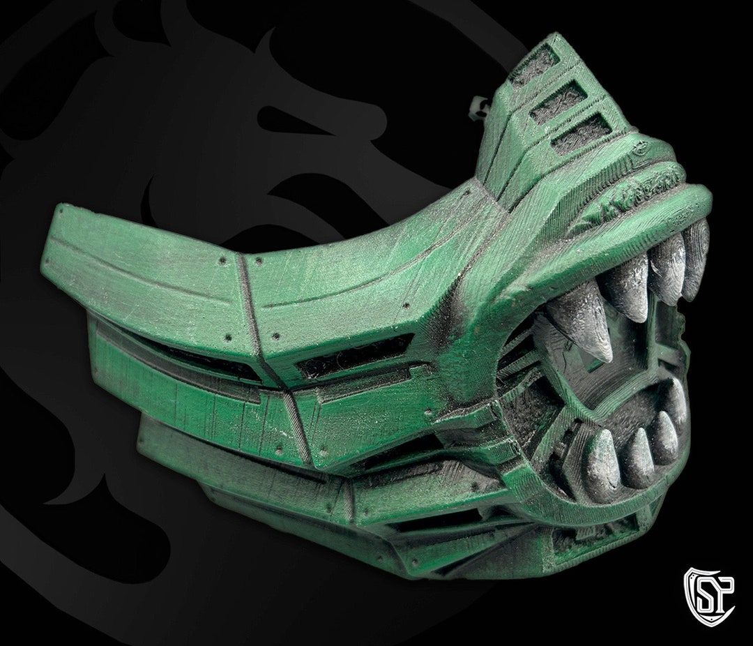 Reptile Mask Face Shell MK 1995 - Etsy
