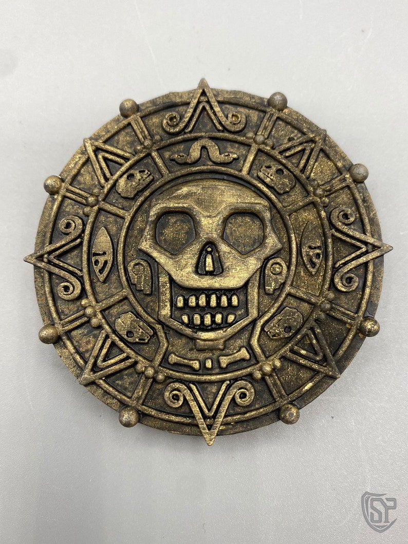Cursed Treasure Aztec Gold Coin - Etsy