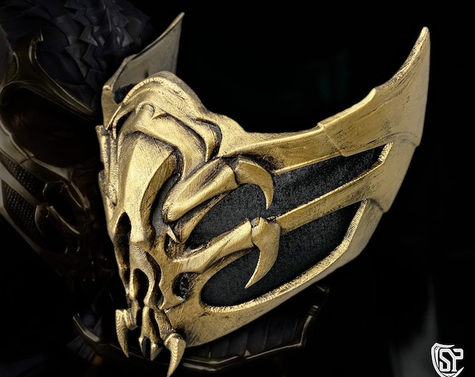 Mortal Kombat Scorpion Mask Raw 3d Printed. 3d Printed Mk11 MKX Classic ...