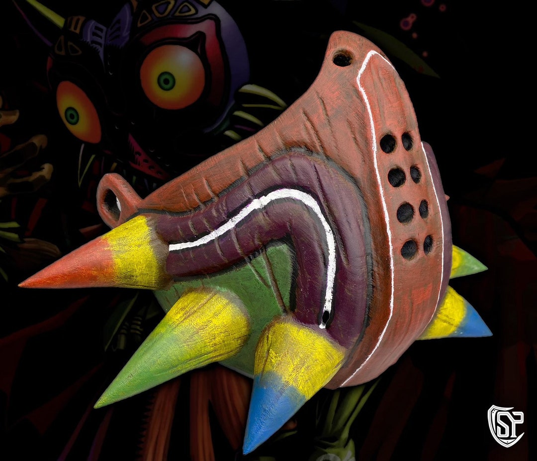Majora Half Mask Face Shell - Zelda Mask - Etsy