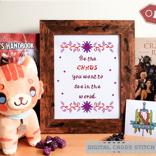 Dnd Cross Stitch - Etsy
