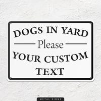 Personalized Dog Alert Flag - "warning! [dog Name] on the Loose ...