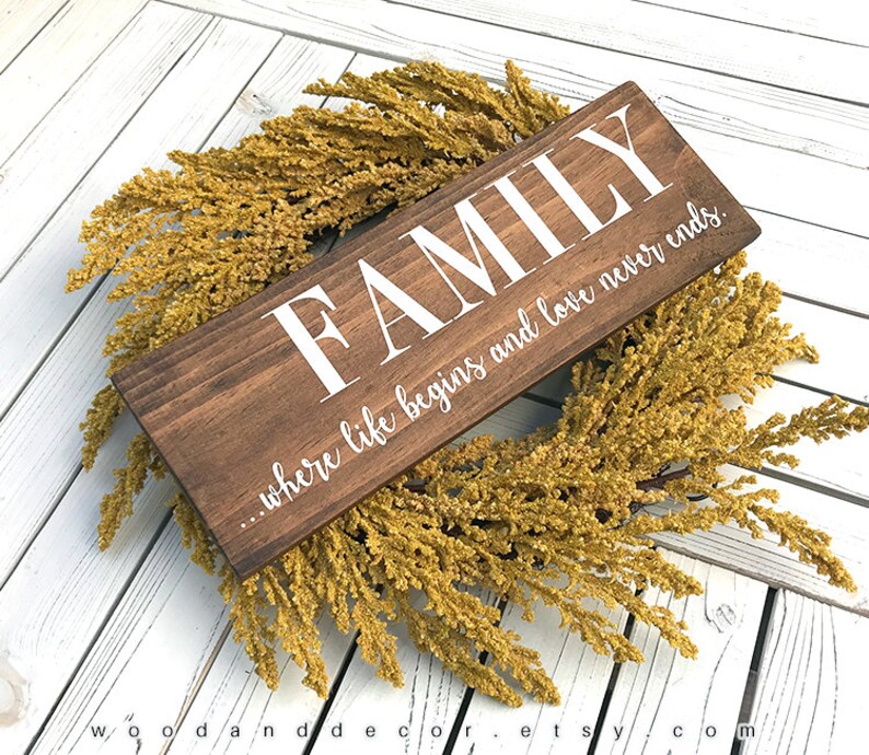 Family Wood Sign Wood Sign Quotes Signs Family Sign Family - Etsy