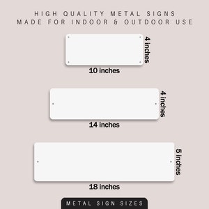 Custom Street Sign, Metal Sign, Personalized Street Sign, Aluminum ...