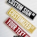Custom Street Sign, Metal Sign, Personalized Street Sign, Aluminum ...
