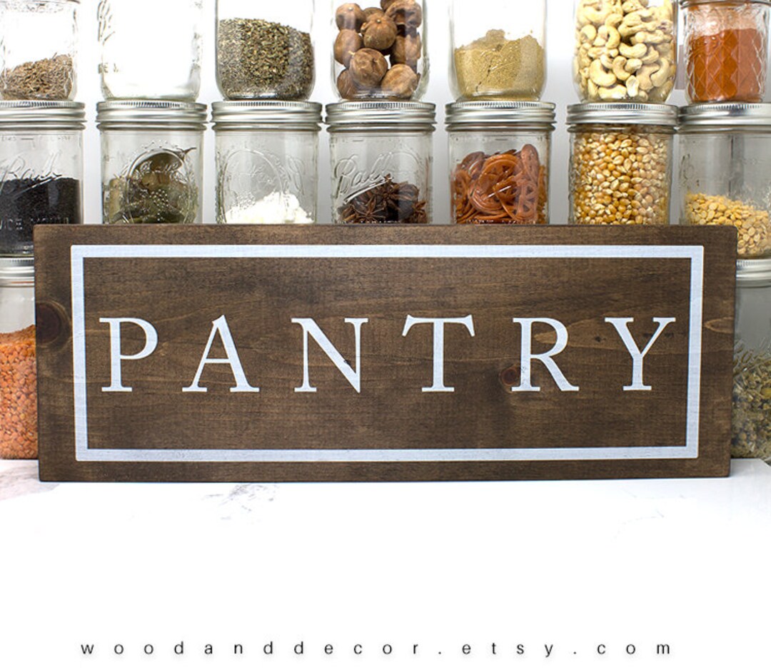 Pantry, Pantry Sign, Wood Sign, Wood Decor, Farmhouse Style Sign ...
