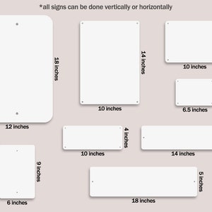 Custom Sign, Aluminum Metal Sign, Deliveries Sign, Personalized, Custom ...