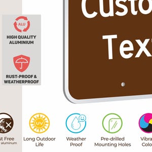 Leave Packages in the Box, Custom Metal Sign, Delivery Sign ...