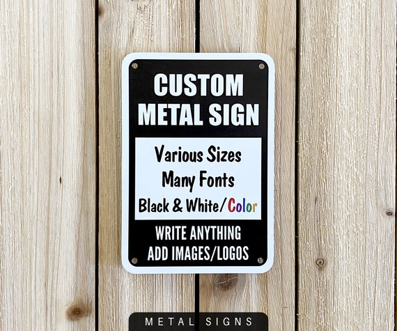Authorized Personnel Only Sign Warning Sign Retro Aluminum Sign Metal ...