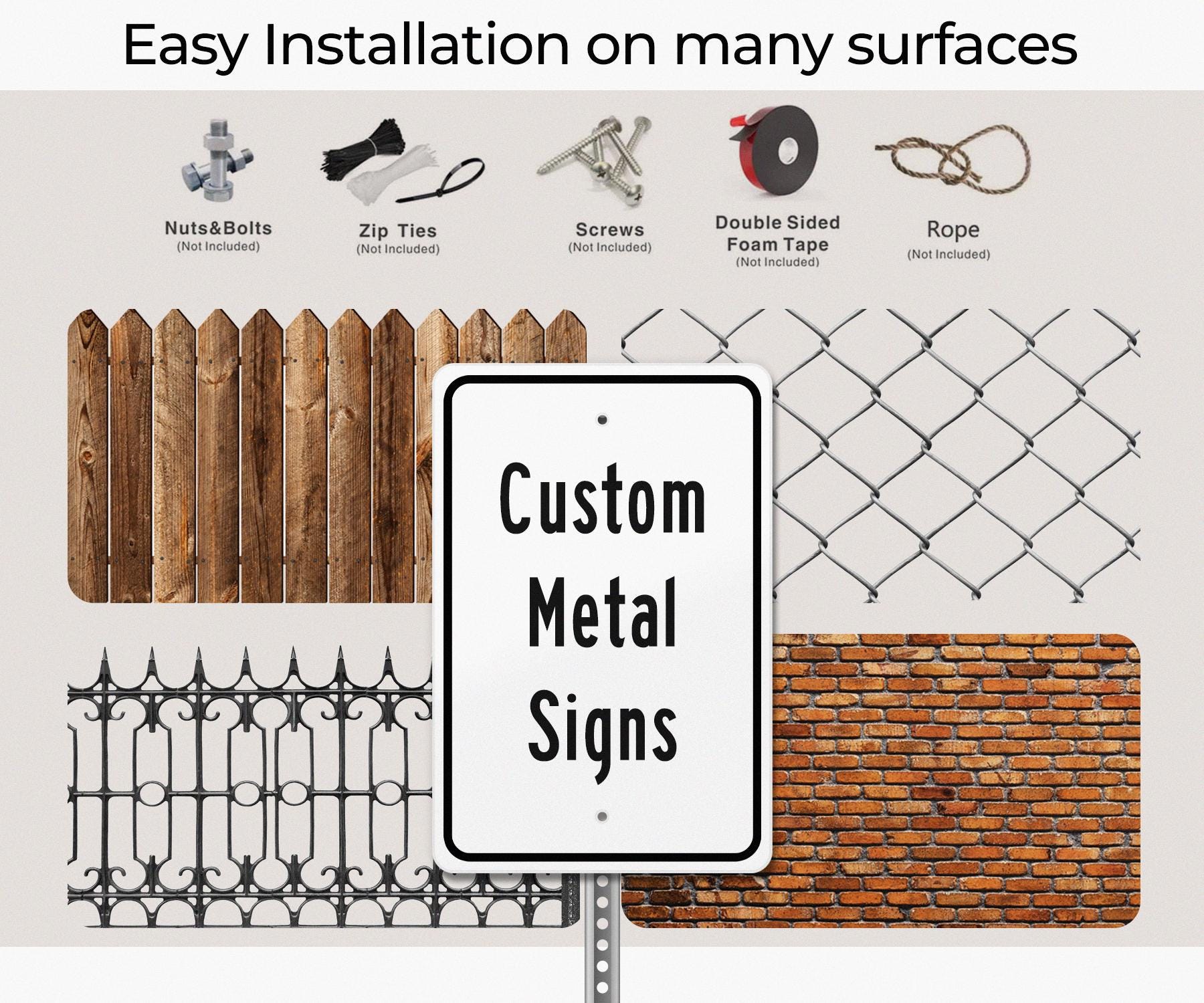 Custom Reserved Parking Sign: Personalized Metal Outdoor Sign - Etsy