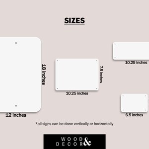 Aluminum Sign, Custom Sign, Custom Metal Sign, Personalized Sign, Man ...