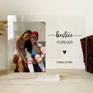 Best Friend Gift, Personalized Gift for Friends, Acrylic Photo Plaque ...